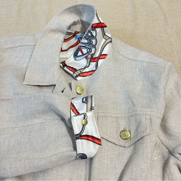 J. McLaughlin | Jackets & Coats | J Mclaughlin Colby Linen Jacket ...